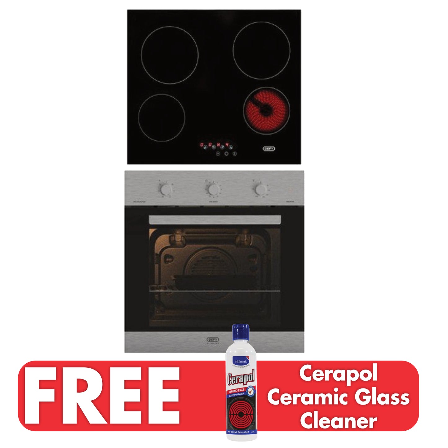 Defy Oven & Hob Combo (DBO486E + DHD406A) - DCB866E - Stainless Steel ...